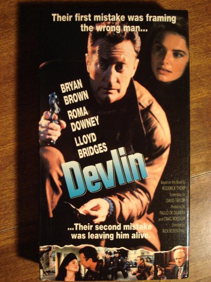 Devlin VHS video tape movie film, Lloyd Bridges, Bryan Brown, Roma Downey
