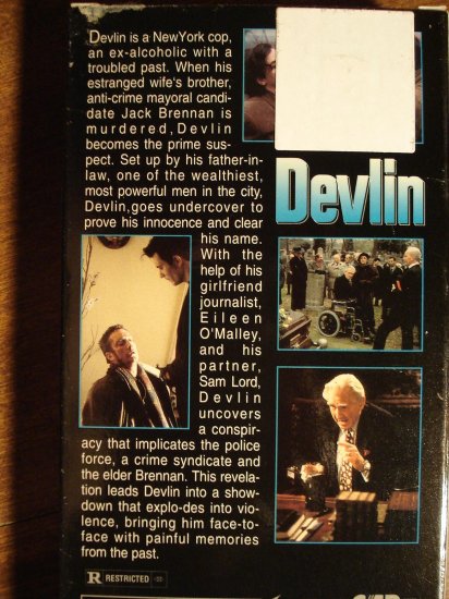 Devlin VHS video tape movie film, Lloyd Bridges, Bryan Brown, Roma Downey