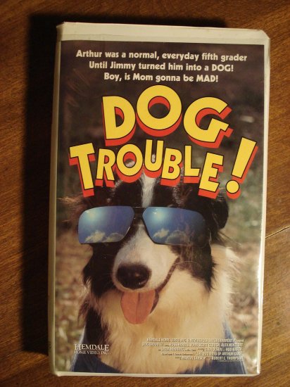 Dog Trouble VHS video tape movie film, Canine hijinks and wacky fun!