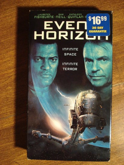 Event Horizon VHS video tape movie film, Laurence Fishburne, Sam Neil ...