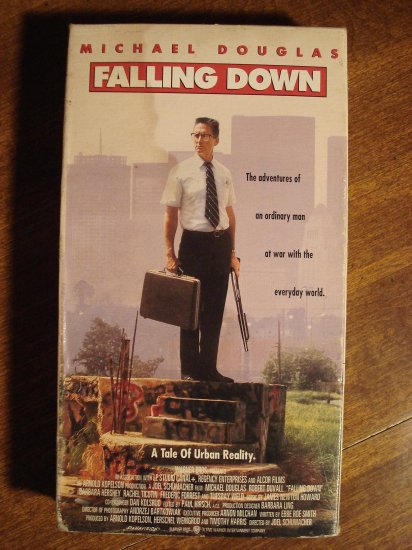 Falling Down VHS video tape movie film, Michael Douglas, Robert Duvall