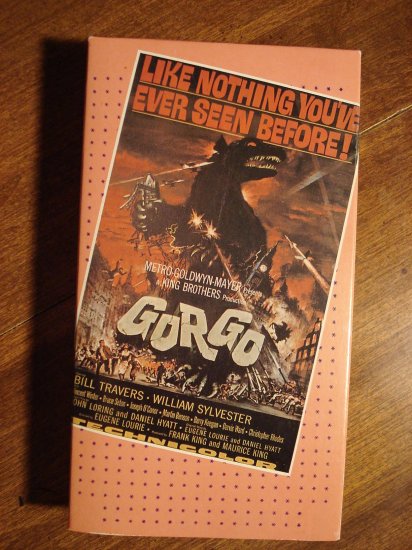 Gorgo VHS video tape movie film, Bill Travers, William Sylvester, Giant ...