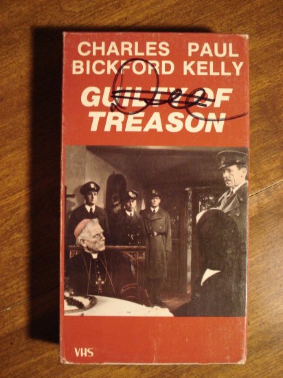 Guilty Of Treason VHS video tape movie film, Charles Bickford, Paul Kelly