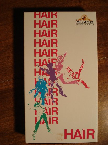 Hair VHS video tape movie film, John Savage, Beverly D'Angelo, Treat ...