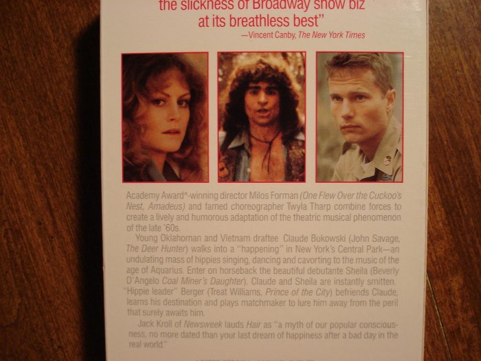 Hair VHS video tape movie film, John Savage, Beverly D'Angelo, Treat ...