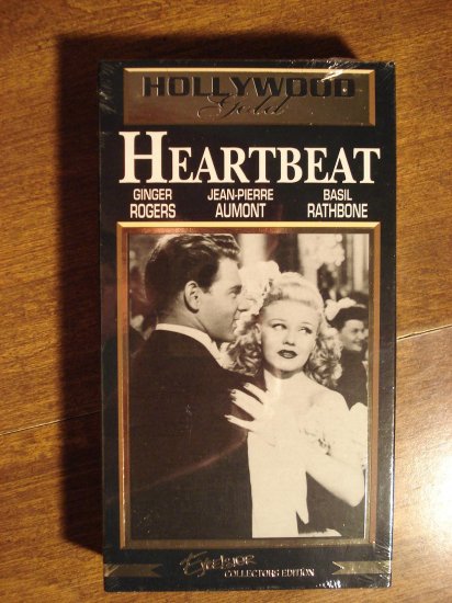 Heartbeat VHS video tape movie film, Ginger Rogers, Basil Rathbone ...