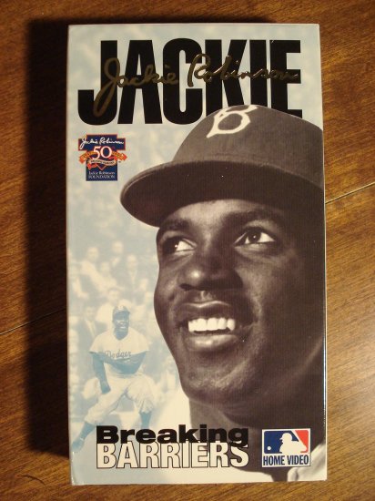 Jackie Robinson - Breaking Barriers VHS video tape movie film, baseball ...
