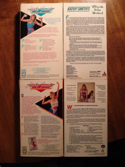 4 Kathy Smith aerobics workout exercise VHS video tapes Body Basics ...