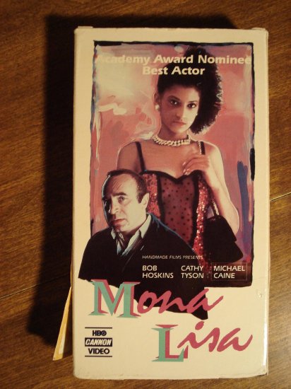 Mona Lisa VHS video tape movie film, Bob Hoskins, Cathy Tyson, Michael Caine