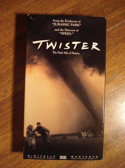 Twister VHS video tape movie film, Helen Hunt, Bill Paxton, Jami gertz