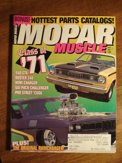 Mopar Muscle magazine April/May 1996, 1971 GTX, Duster, Charger ...