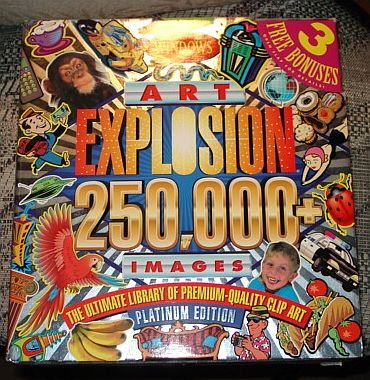 Windows Art Explosion library of 250,000 graphic images - 21 CD's, MIB ...