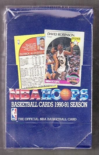 1990-91 1990/91 Hoops basketball card Series 1 wax box, Factory sealed ...