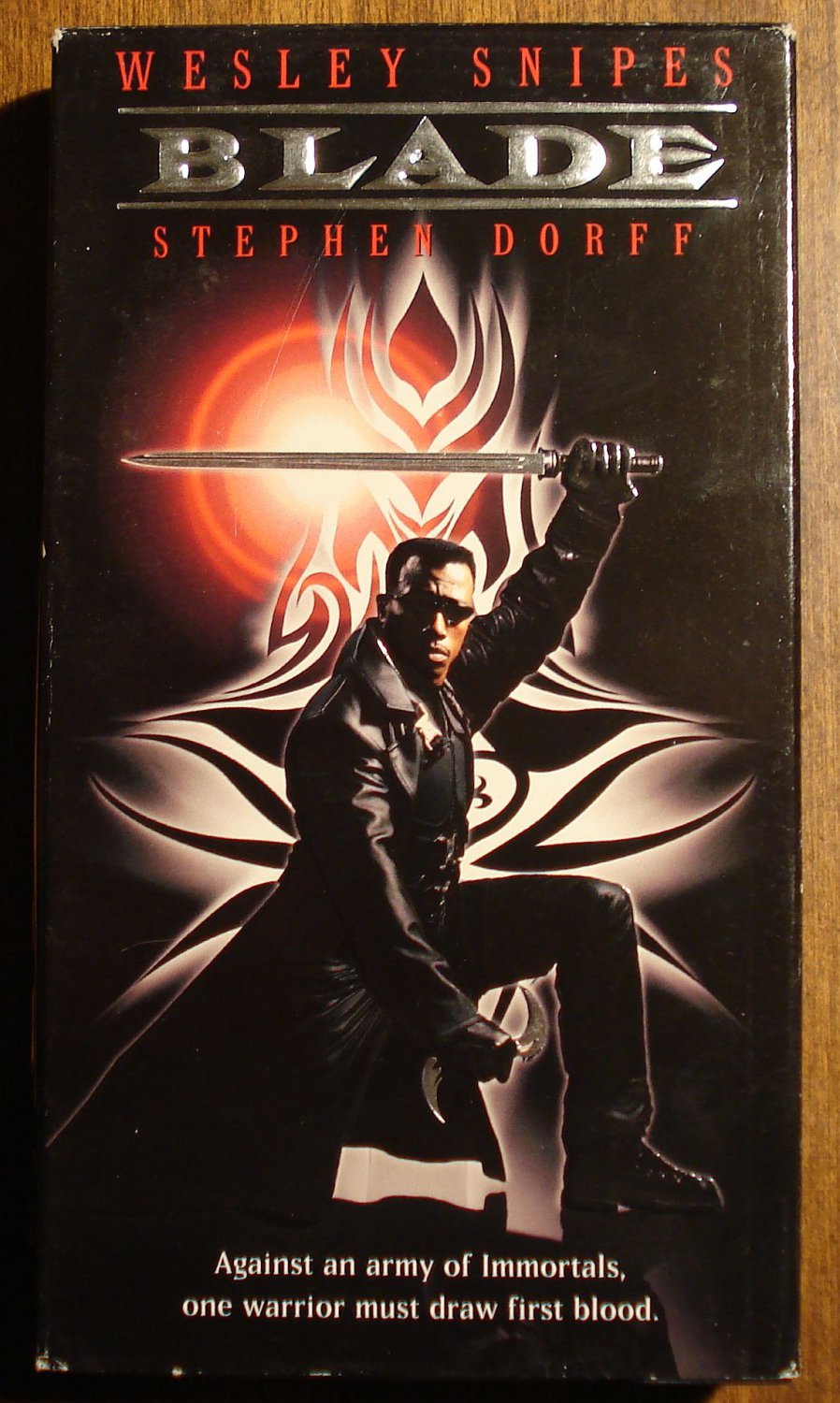 Blade VHS video tape movie film, Wesley Snipes, a badass vampire hunter ...