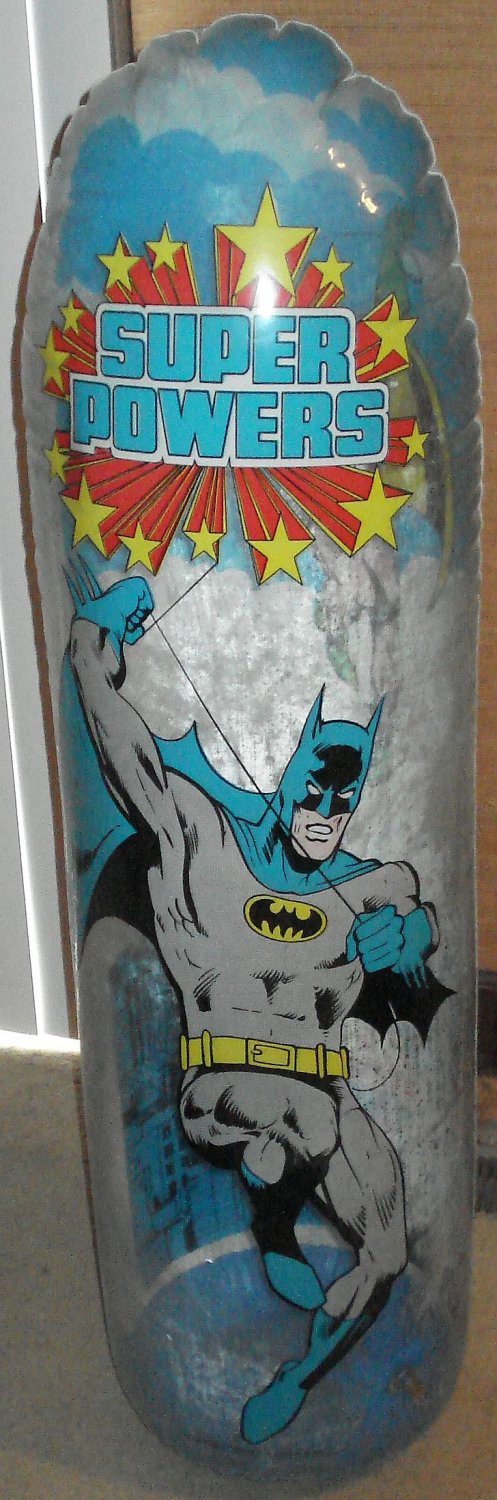 1982 Super Powers Batman (& Robin) punch (punching) Bop Bag, holds air ...