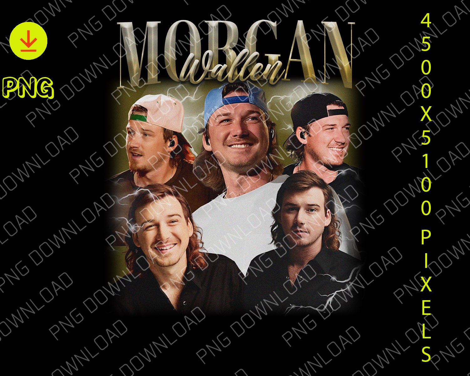 Morgan Wallen design 2023 tour digital file