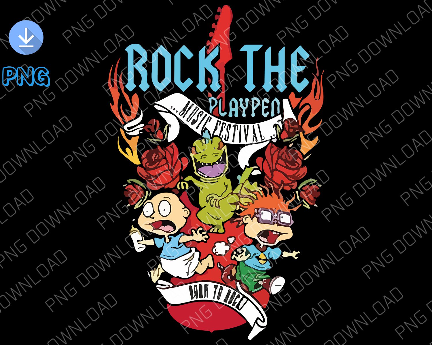 Rugrats Rock the Playpen prints dowload