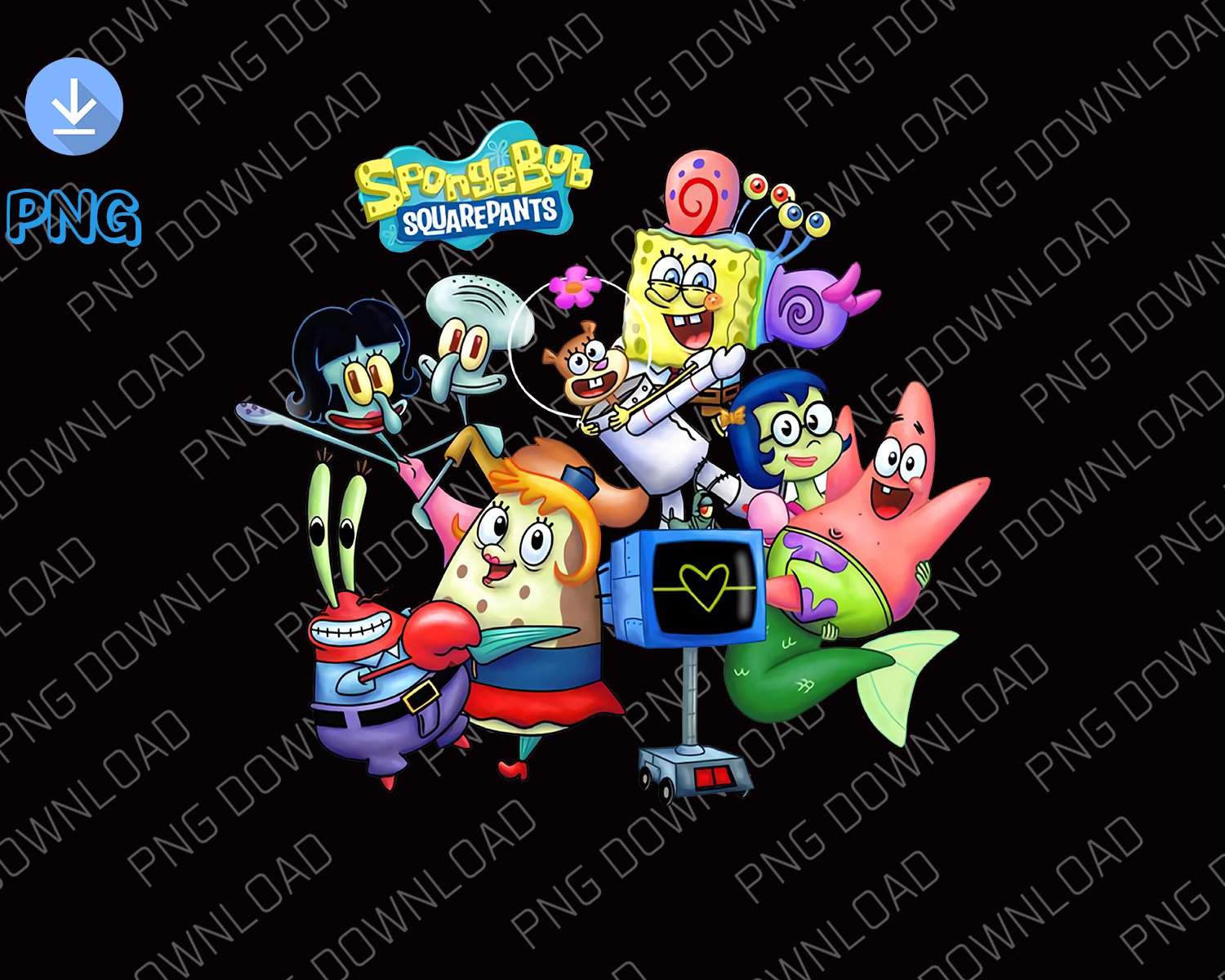 SpongeBob Squarepants prints dowload design