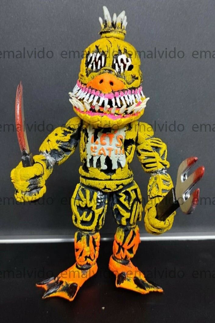 FNAF Five Nights At Freddy´s Corrupted Chica 9" Animatronics mexican ...