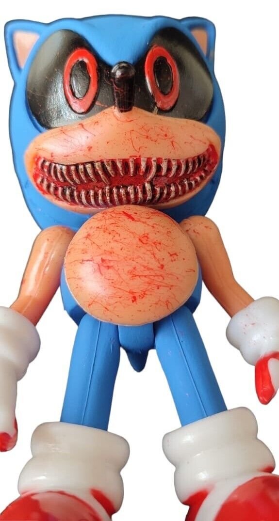 Sonic.exe Creepypasta 6" tall Mexican Bootleg action figure toy Hedgehog