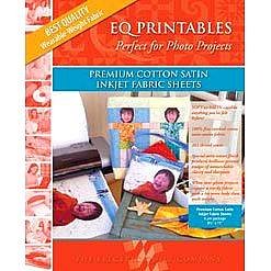 Electric Quilt EQ Printables Premium Cotton Satin Inkjet Fabric Sheets ...