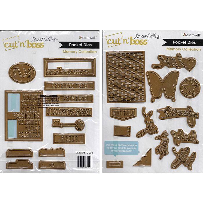 Teresa Collins 25 piece Memory Collection Steel Die Set - Craftwell ...