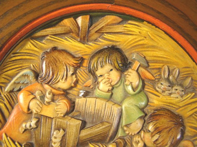 ANRI FERRANDIZ 1972 CHRISTMAS PLATE ANGEL BABY JESUS NATIVITY MANGER ...