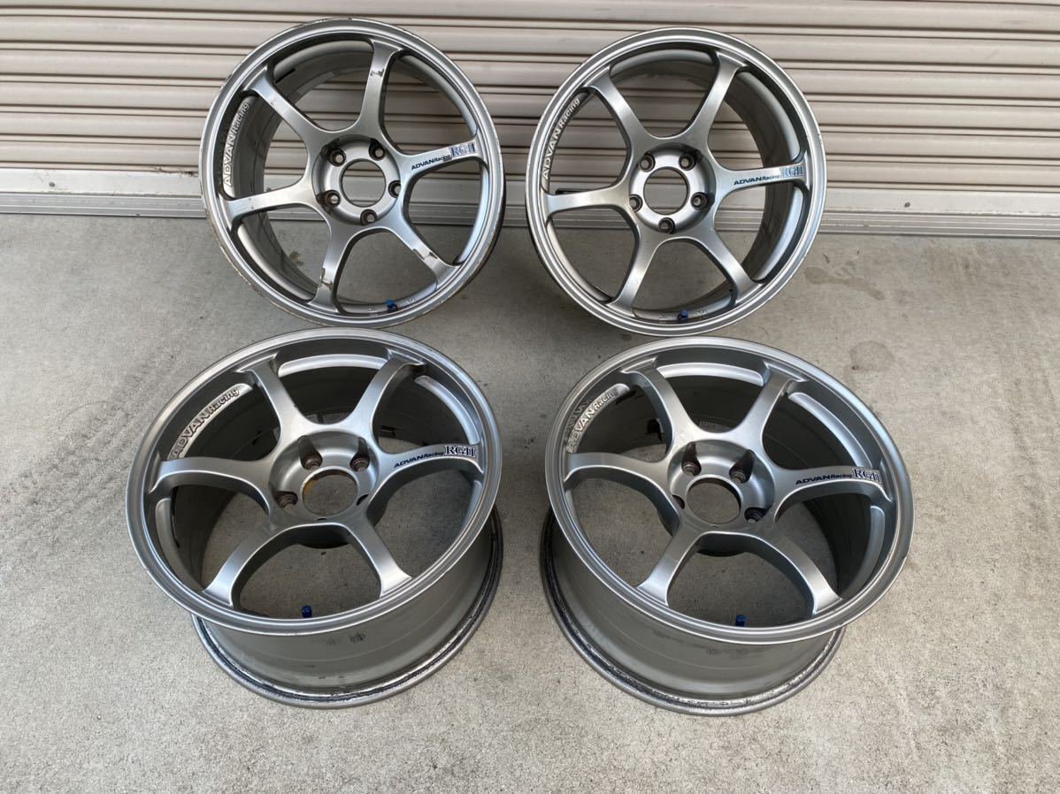 JDM YOKOHAMA ADVAN Racing RG2 RG2 ad van racing 17 inch 9J 9.5J 5 hole ...