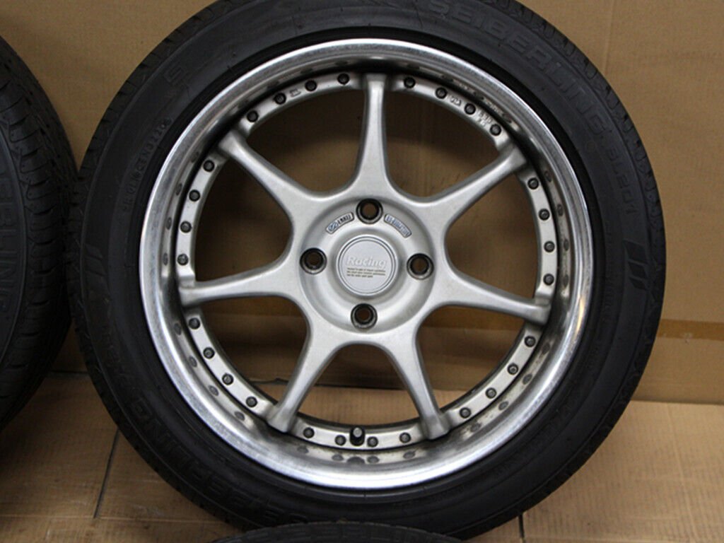 JDM Rare ENKEI RS-EVOLUTION 4Wheels no tires 17in 4x114.3 8j+38