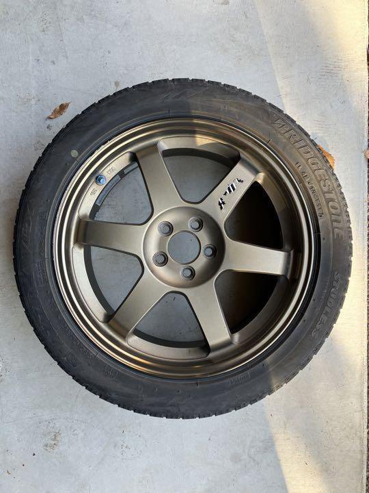 JDM Rays Volk Racing RAYS TE37C 17x7.5JJ+48 5H100 17 inch No Tires