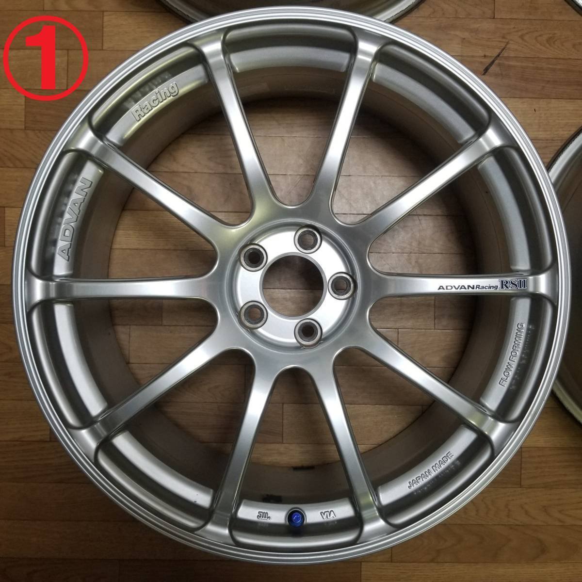 JDM ADVAN Racing RSII 4 Wheels no tires 19x8j+47 5x100