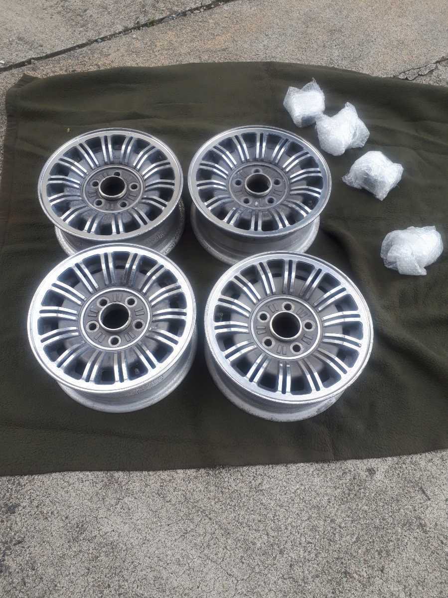 JDM Vintage Rare Toyota Crown Genuine MS137 14X5.5J+27 PCD114.3 1 Whee