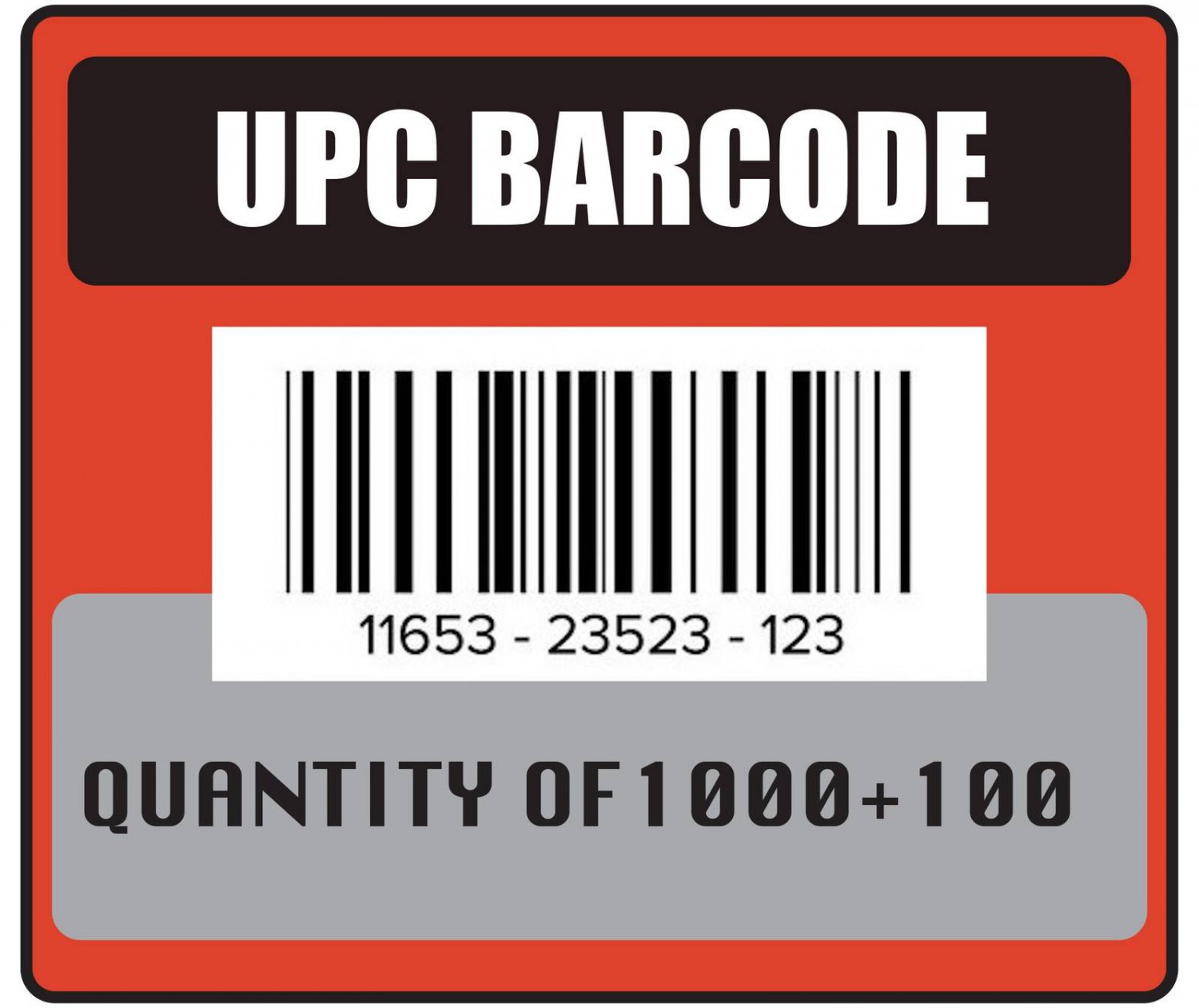 1000 UPC EAN Codes Numbers Barcodes for Shopify Amazon eBay Etsy