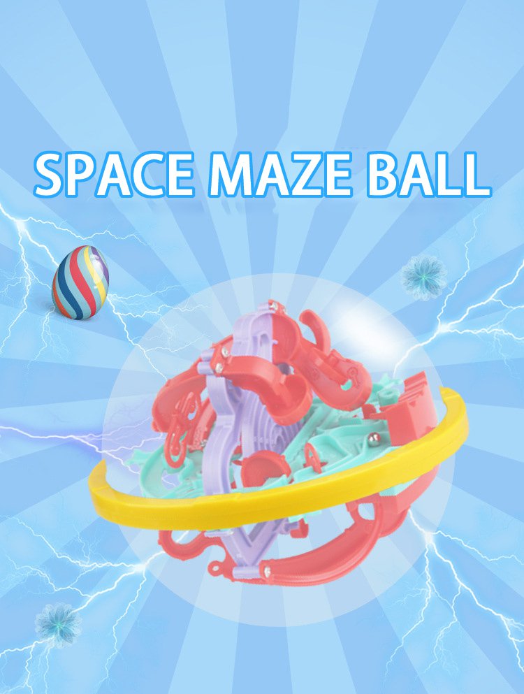 Children's Magic 3D Space Ball Maze Children's Intelligence Balance ...