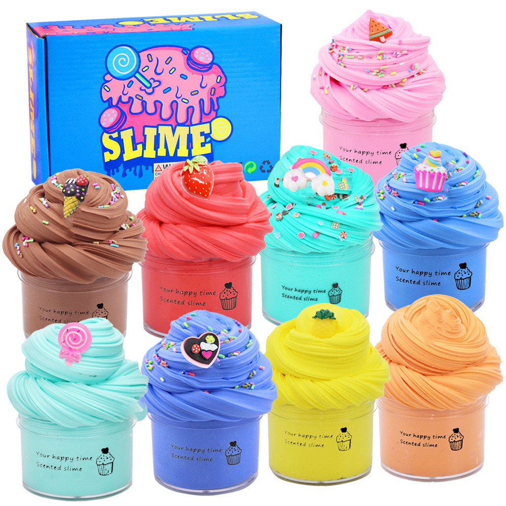 Fruit Butter Slime Fluffy Glue Charms for Slime Additives Clay Supplies
