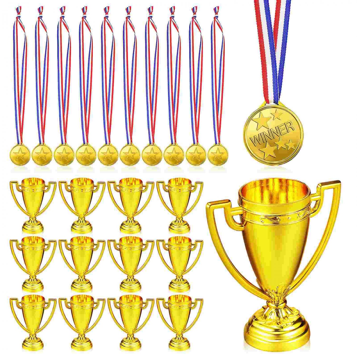 18 Pcs Personal Medals For Children Medals Children Personal Kids Award ...