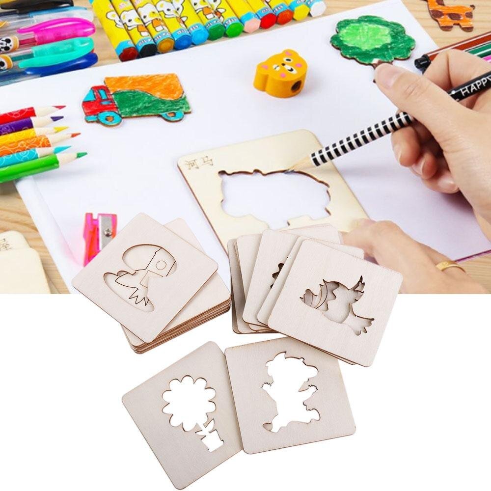 Painting Sets Tools Students Beginners Doodle Painting Templates DIY