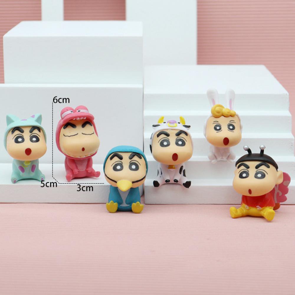Crayon Shin Chan Action Figure Japanese Kawaii Figurines Collectibles ...