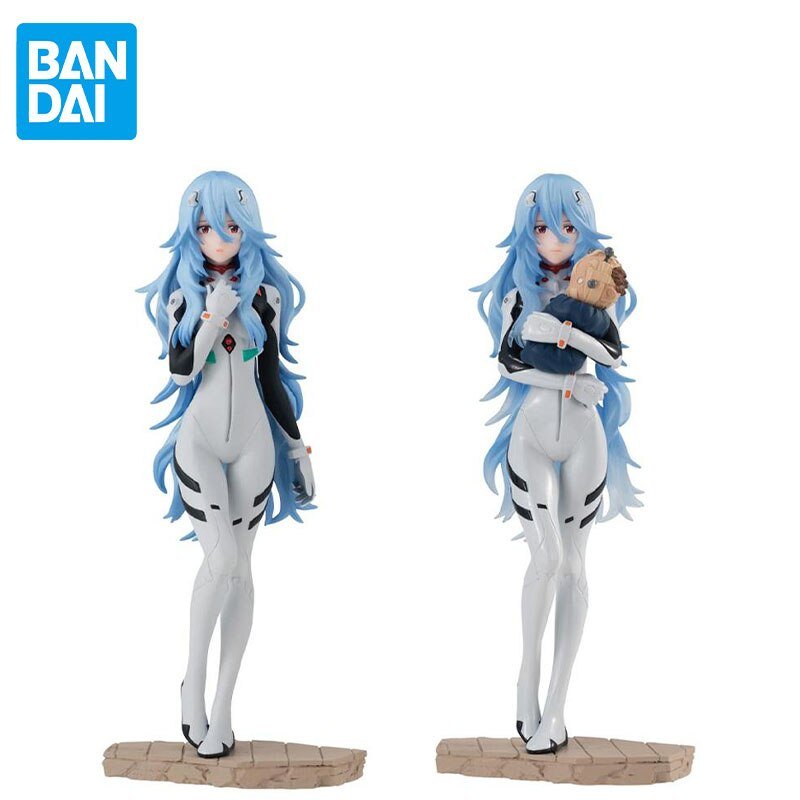 BANDAI Gasha Portraits EVA EVANGELION Ayanami Rei PVC Anime Figure ...