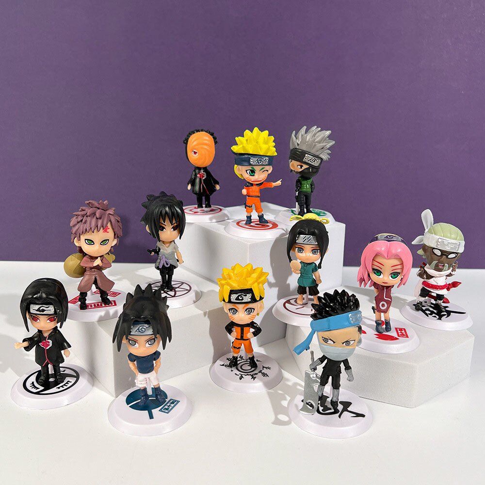 Bandai Naruto One Piece Blind Box Anime Action Figures Cute Catoon