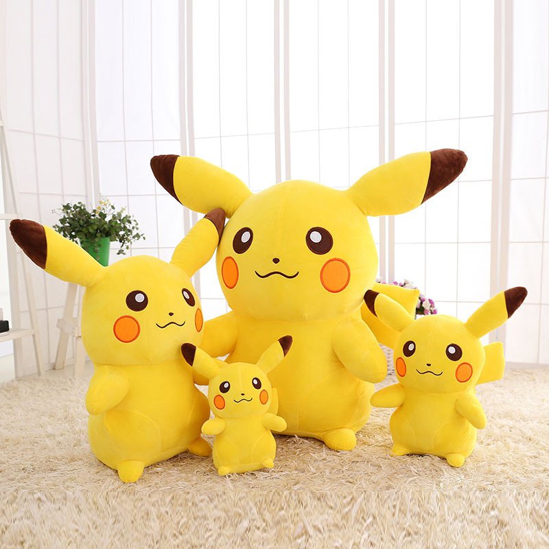 Big Size Pokemon Pikachu Plush Stuffed Toys Japan Movie Pikachu Cartoon ...
