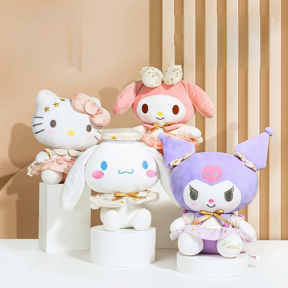 Kawaii Sanrio Plush Anime Hello Kitty Yugui Dog Doll Plushie Toy Gift ...