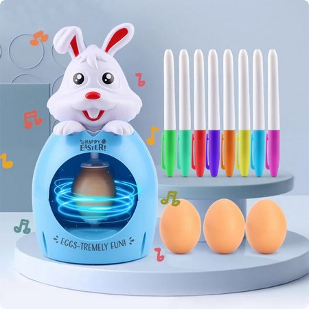 DIY Easter Egg Decorating Coloring Kit Egg Spinner Machine with ...