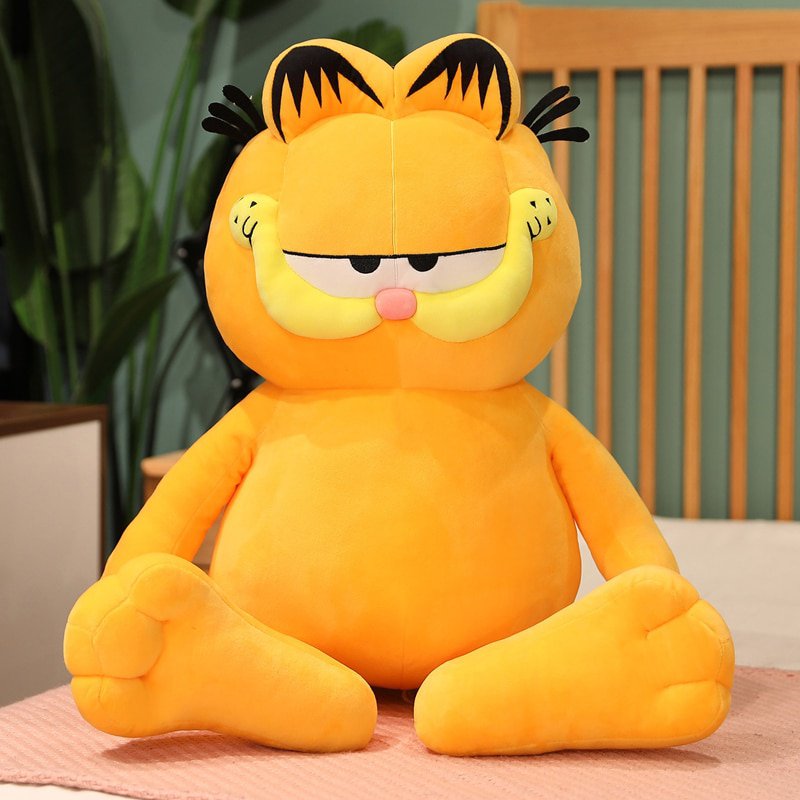 120cm Garfield Fat Angry Cat Plush Toy Animals Lazy Foolishly Tiger ...