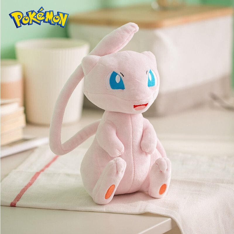 Pokemon Kawaii Mew Stuffed Toys Cartoon&Cute Plush Dolls Throw Pillow ...