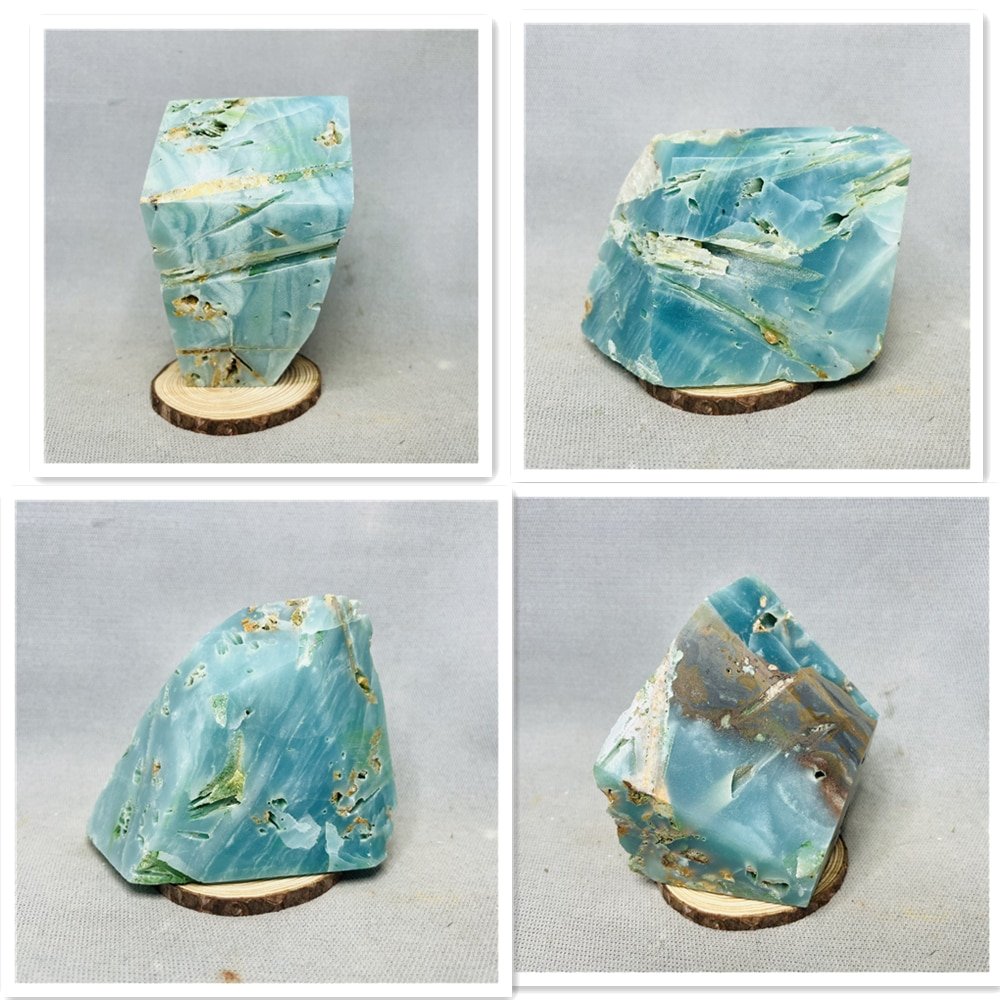 Natural Rock Caribbean Stone & Sunstone Mineral Symbiosis Original Gem ...
