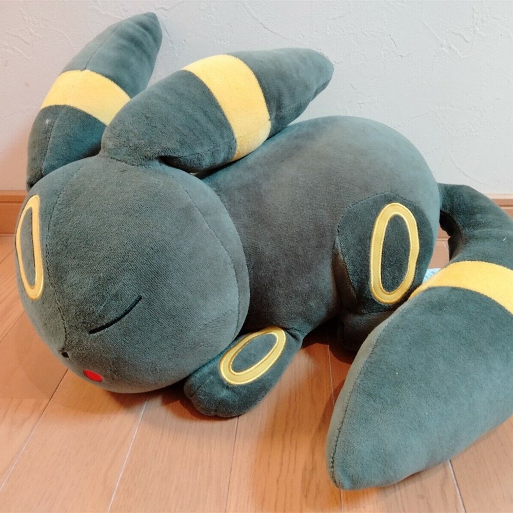 Pokemon original Eeveelution big sleep Umbreon plush toy stuffed toys ...