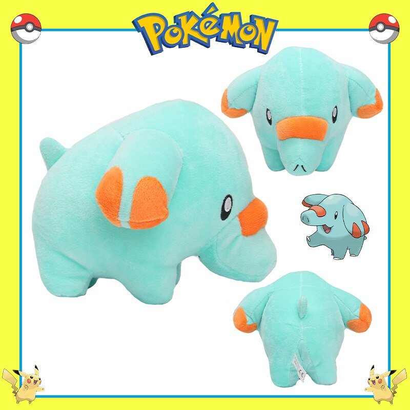 14cm TAKARA TOMY Pokemon Plush Phanpy Stuffed Toys Anime Plush Pillow ...
