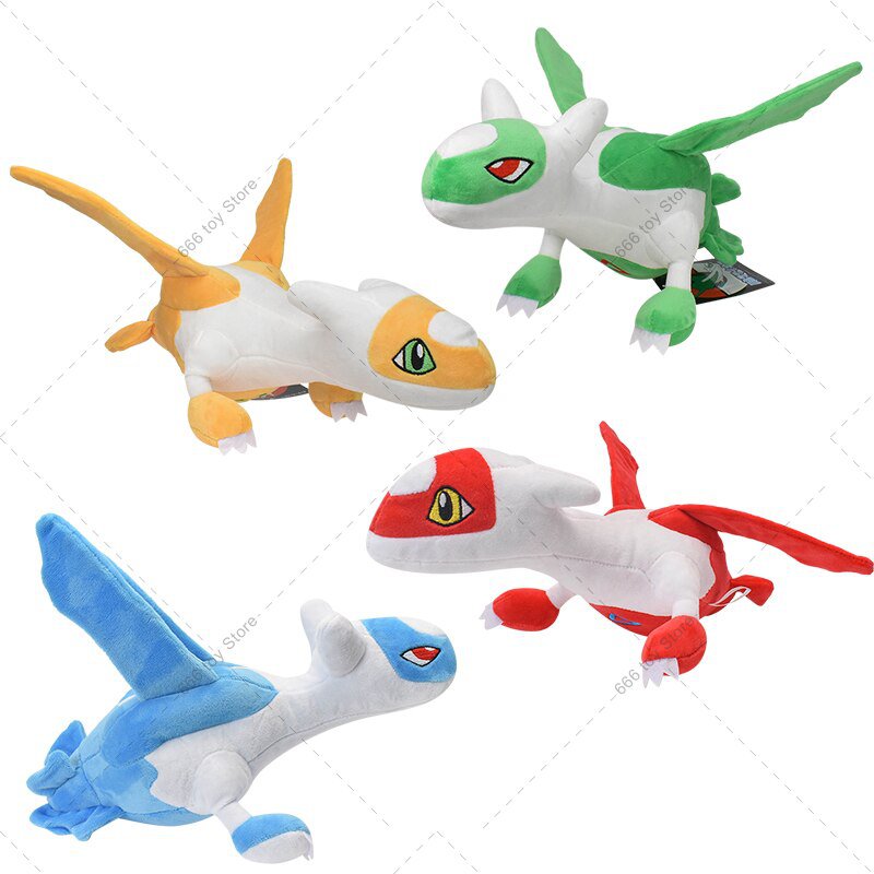 New Kawaii Anime Pokemon Latias Latios Dragon Plush Shiny Latias ...
