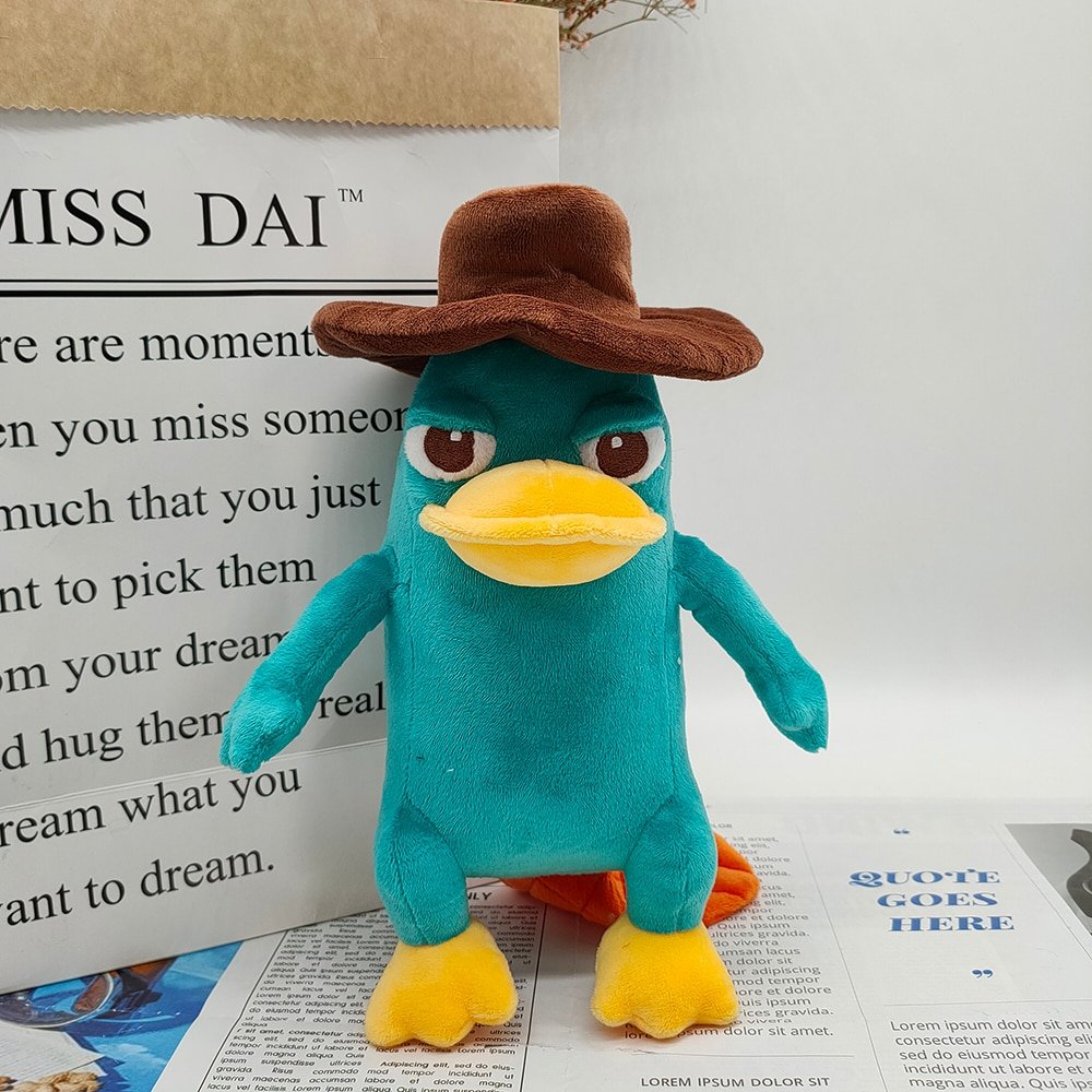 Cartoon Perry The Platypus Plush Toys Soft Doll Stuffed Animals Duck ...